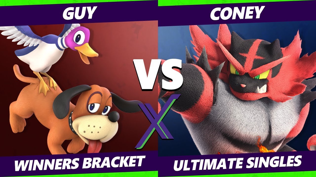 Smash Ultimate Tournament - Guy (Duck Hunt) Vs. Coney (Incineroar) - S ...