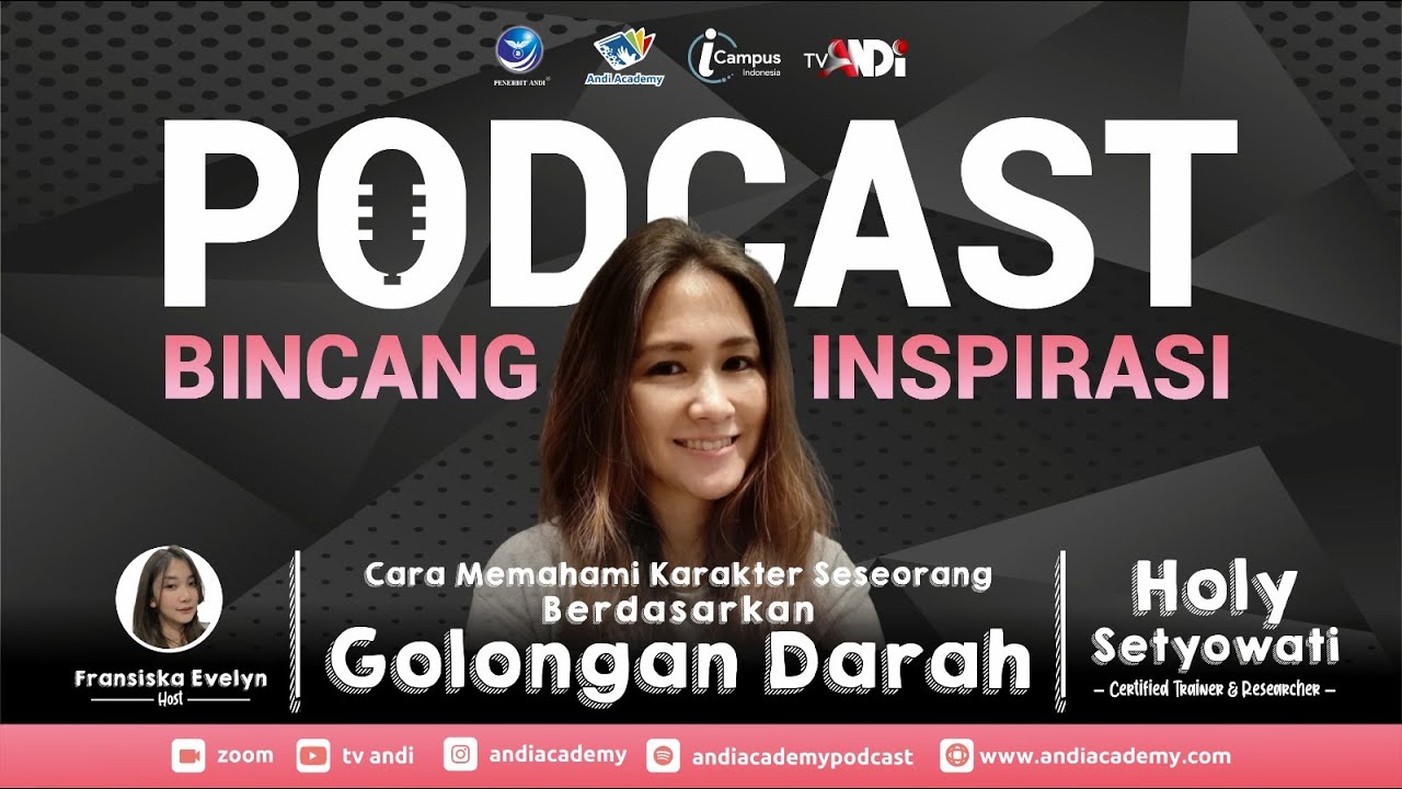 Andi Academy: Memahami Karakter Melalui Golongan Darah, Gimana Caranya? - YouTube