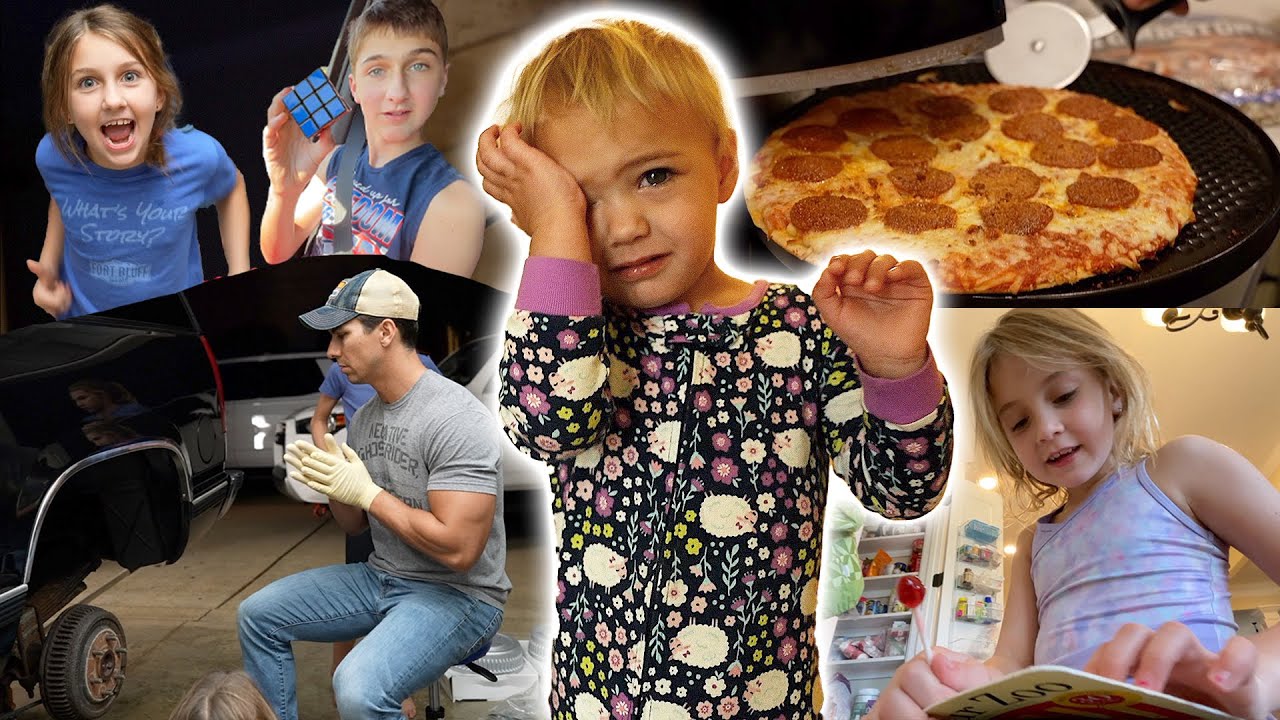 Bulking DIET on a REST Day – Day in the Life w/ 5 KIDS vlog! - YouTube