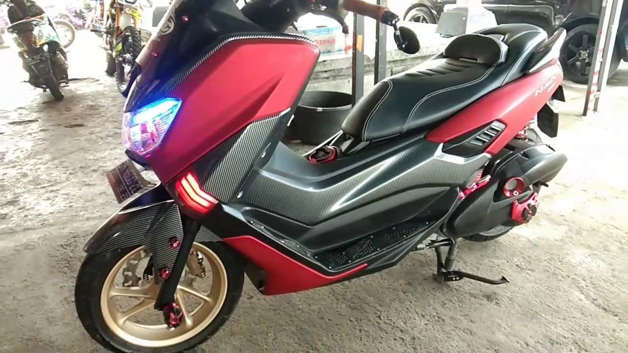 Nmax modification - YouTube