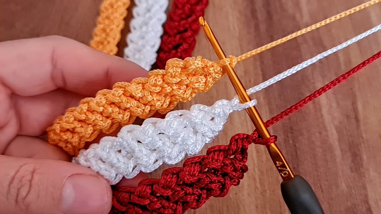 Wow 😍 very easy bag handle making from macrame thread - YouTube