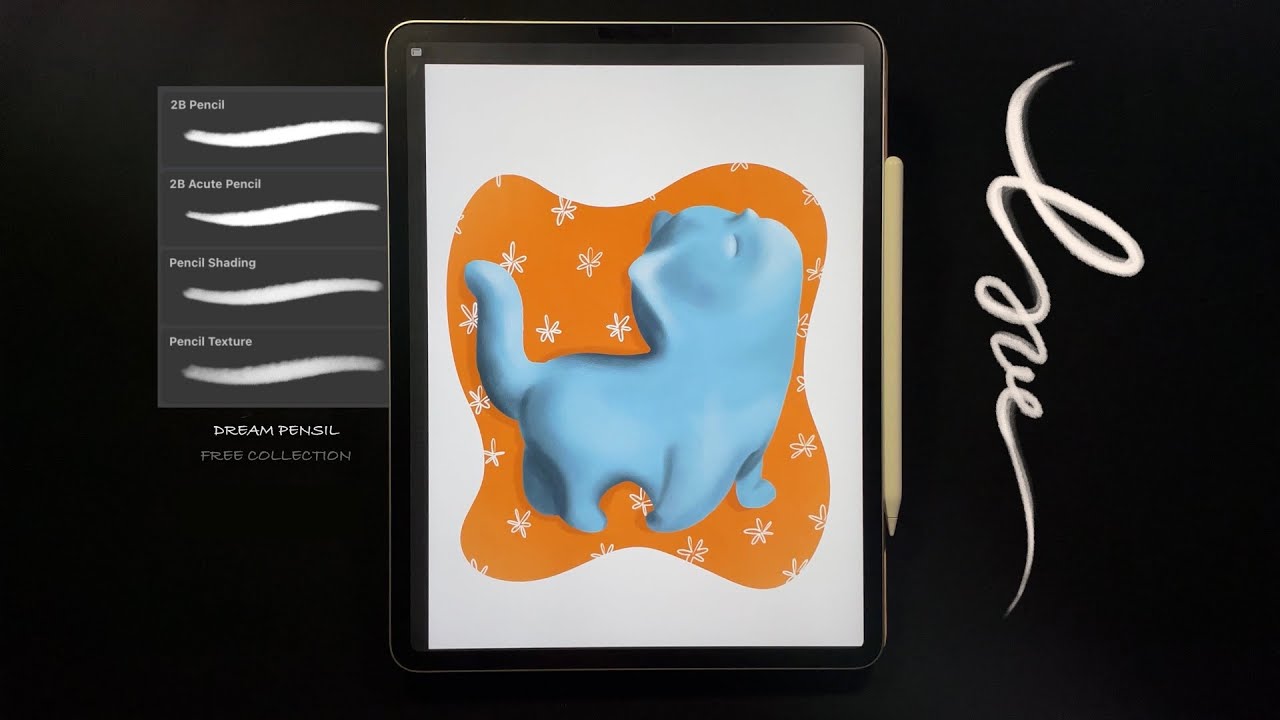 Procreate - Cute Kitty - YouTube