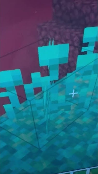 I made my own warped forest in the Nether | Minecraft #shorts - YouTube