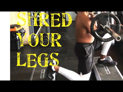 LEG WORKOUT FOR CUTS: SHREDDING LEG WORKOUT: RIPPED LEGS - YouTube