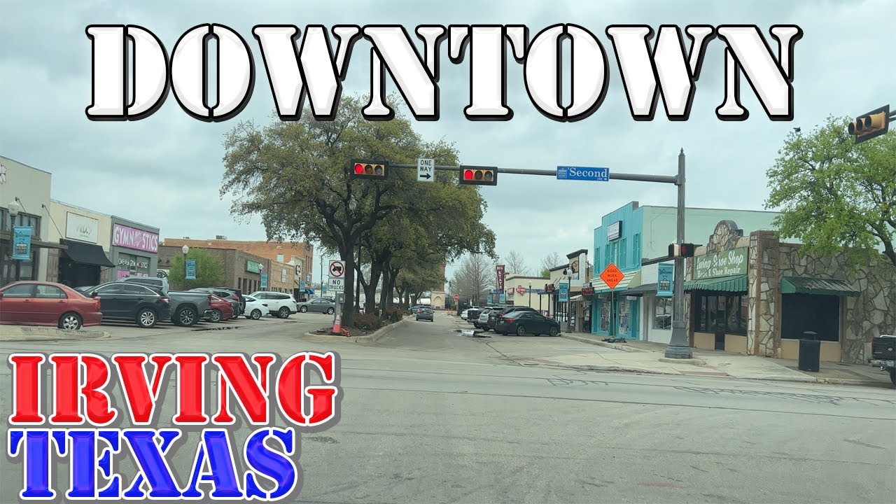 Irving - Texas - 4K Downtown Drive - YouTube