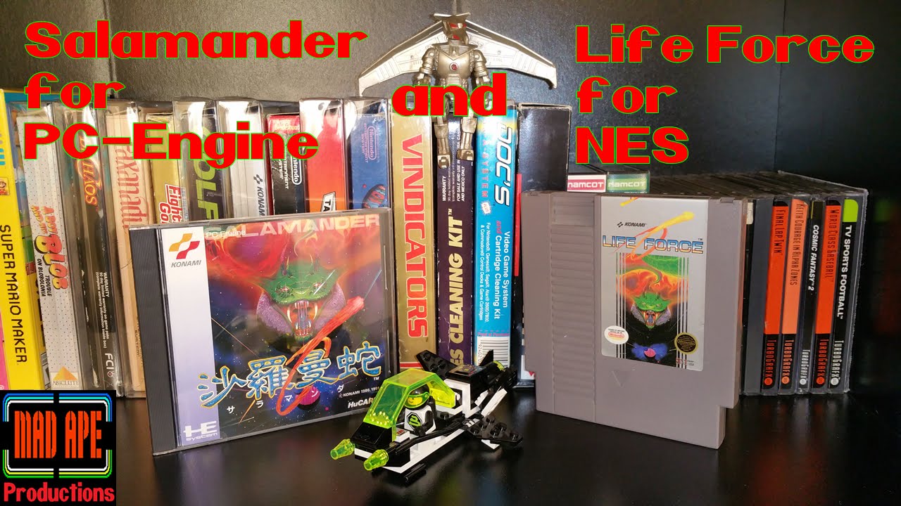 Salamander for PC-Engine VS Life Force for Nintendo NES - YouTube