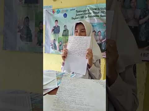 ADISTI REINA EVELINA SMP BHAKTI PUTRA SOLOKANJERUK JUNI MEMBACA QS AL ALAQ AYAT 1-19  SR07
