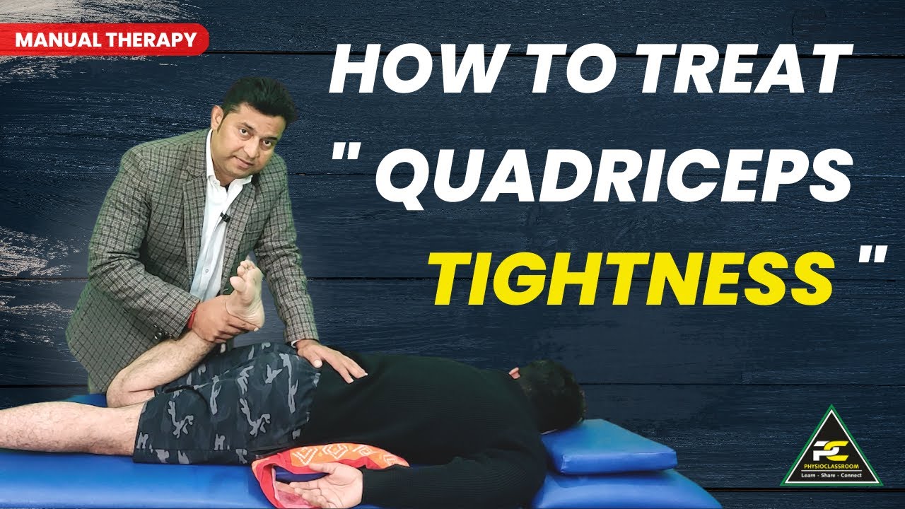 MET TREATMENT FOR TIGHT QUADRICEPS MUSCLE BY SIES | PIR | PMET - YouTube