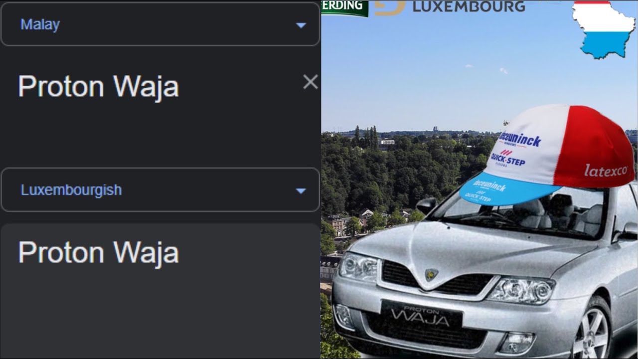 Proton Waja in different languages meme | Part 4 - YouTube