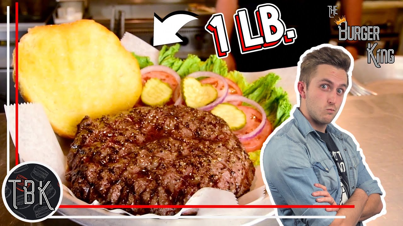 Aaron Eats A 1LB. BURGER! Then a PBB&J Burger and MORE! | The Burger ...