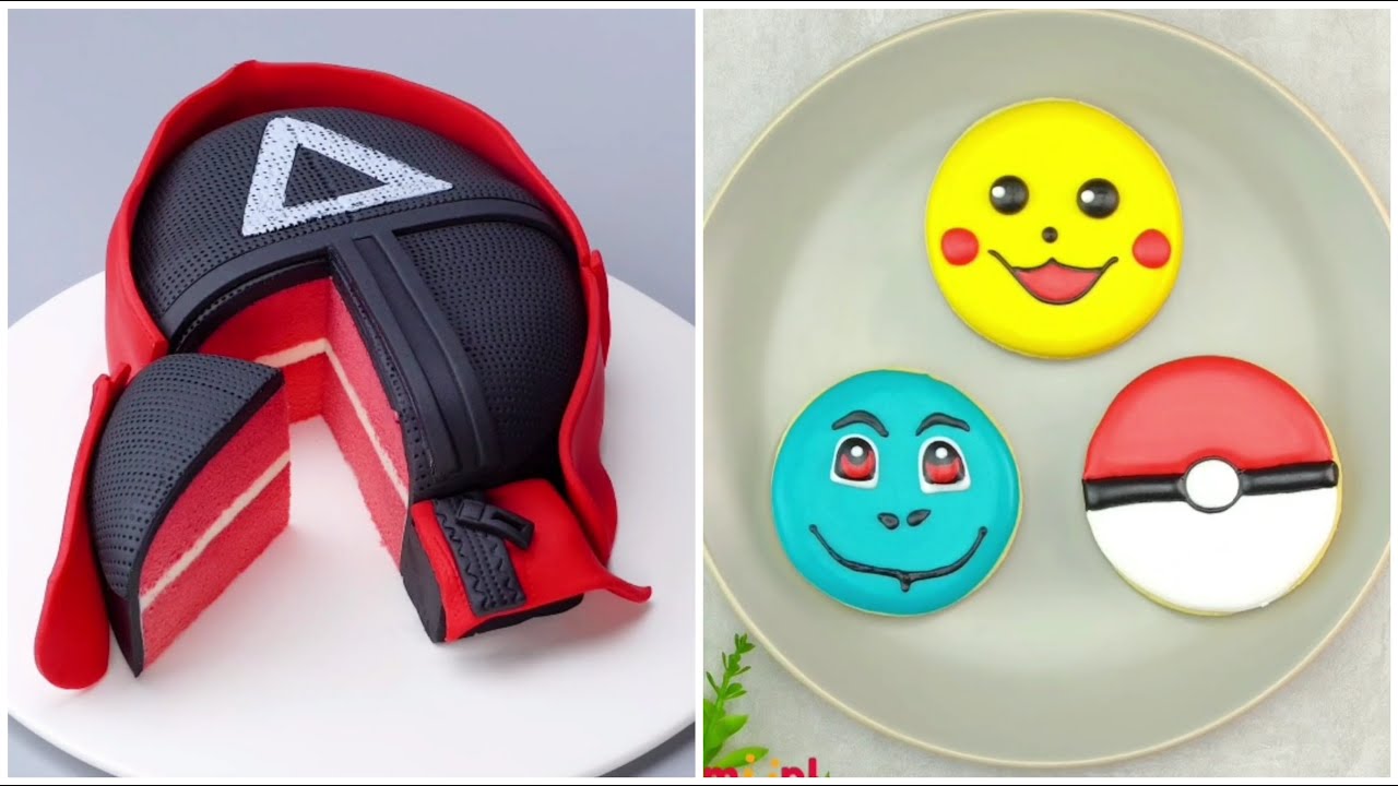 SQUID GAME Cake Decoration | Amazing Cakes Tutorial | So Tasty | Cake ...