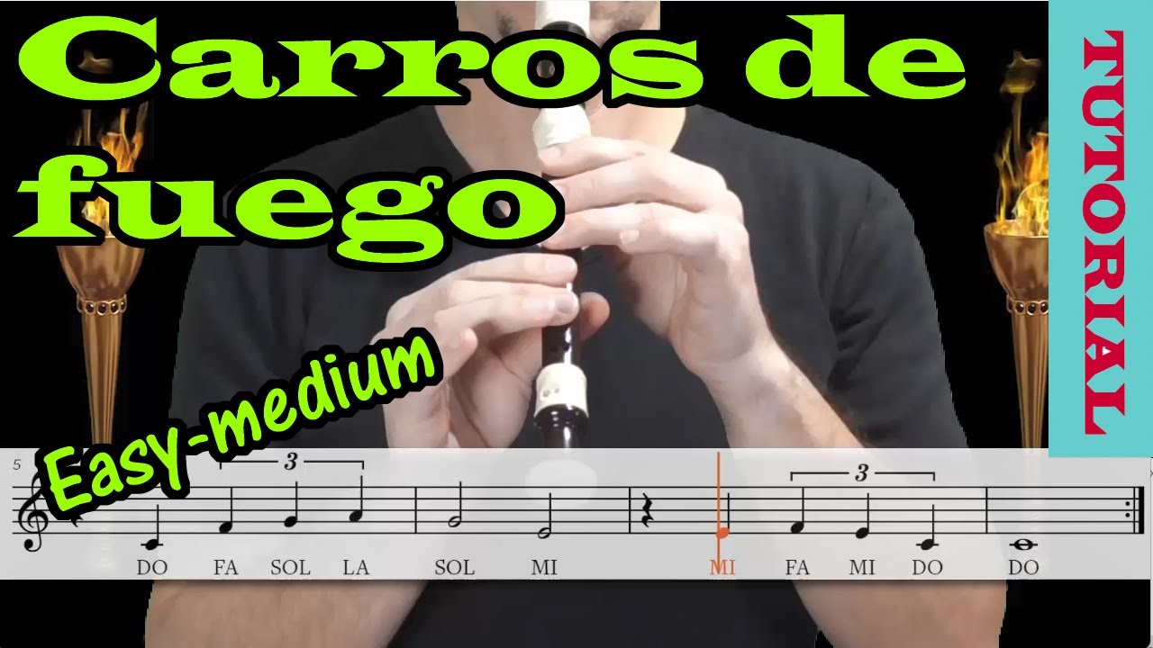 Carros de fuego (Chariots of fire) - Tutorial flauta con partitura ...