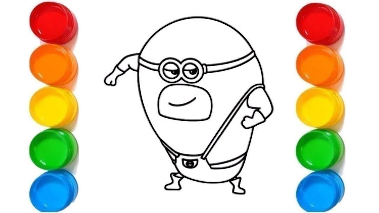 How to Draw Mega Minion from Despicable Me | Mega Minion Drawing ...