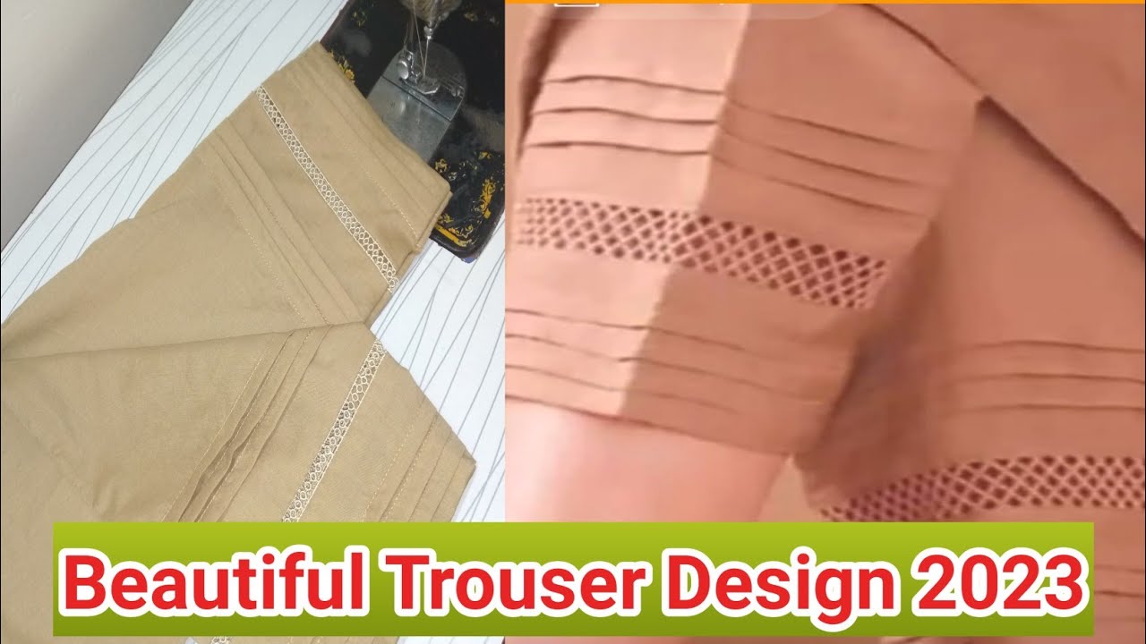 Simple and beautiful trouser design 2023//trouser design cutting and ...