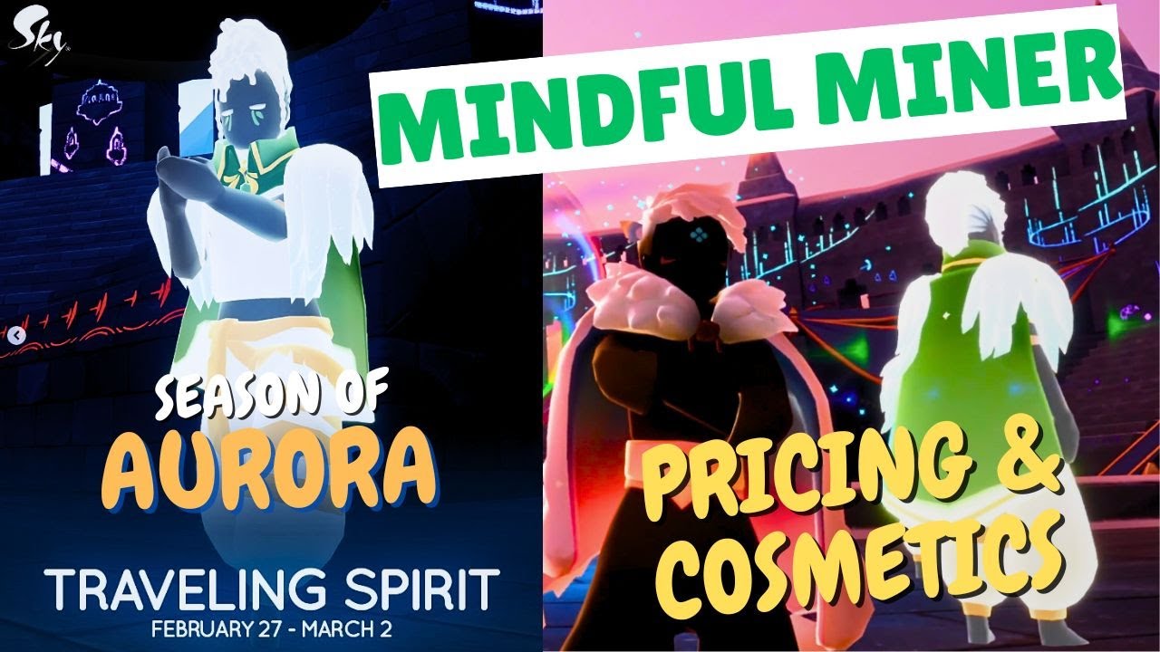 Sky CotL: MINDFUL MINER Traveling Spirit! All Cosmetics & PRICING ...