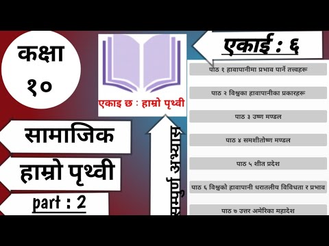 Class 10 social Unit 6 Chapter 7 | class 10 samajik unit 6 | कक्षा १० ...