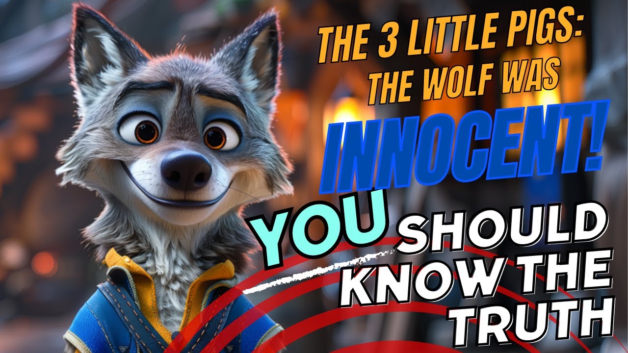 The 3 little pigs, from the perspective of the innocent wolf - YouTube