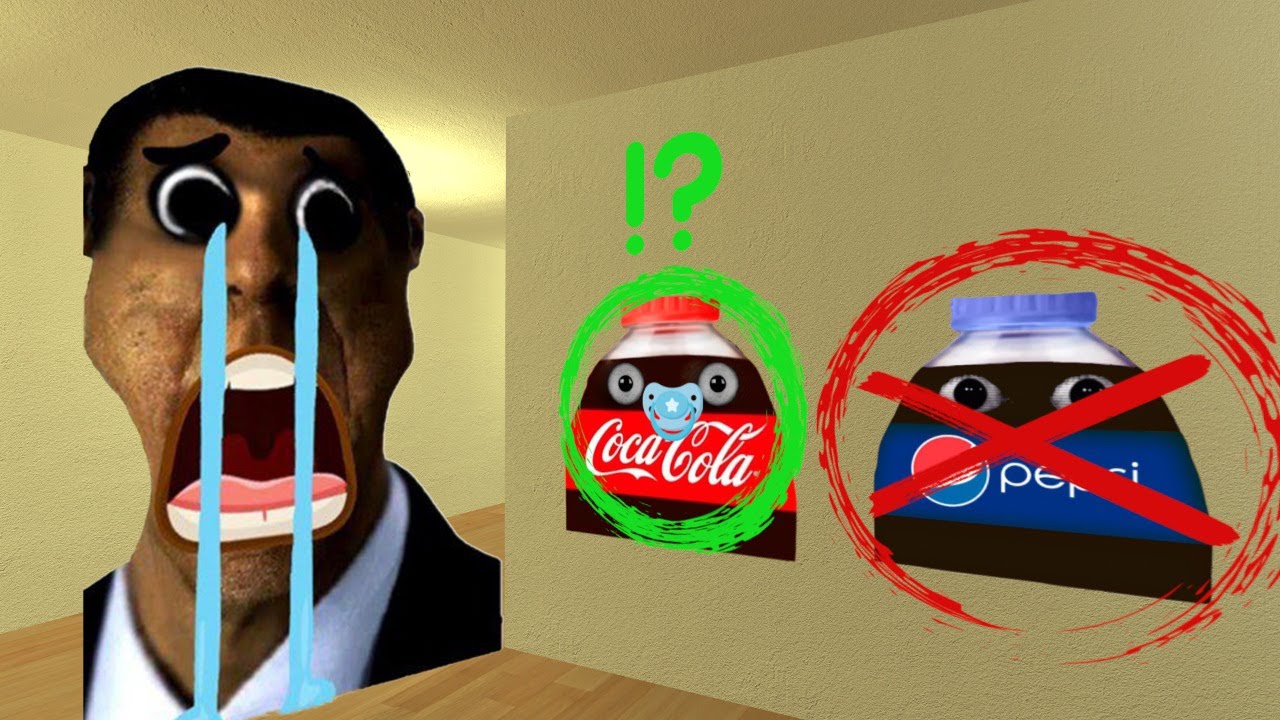 Crying Mama Obunga Wants Me To Save Baby Cola & Kill Pepsi | Nextbot ...