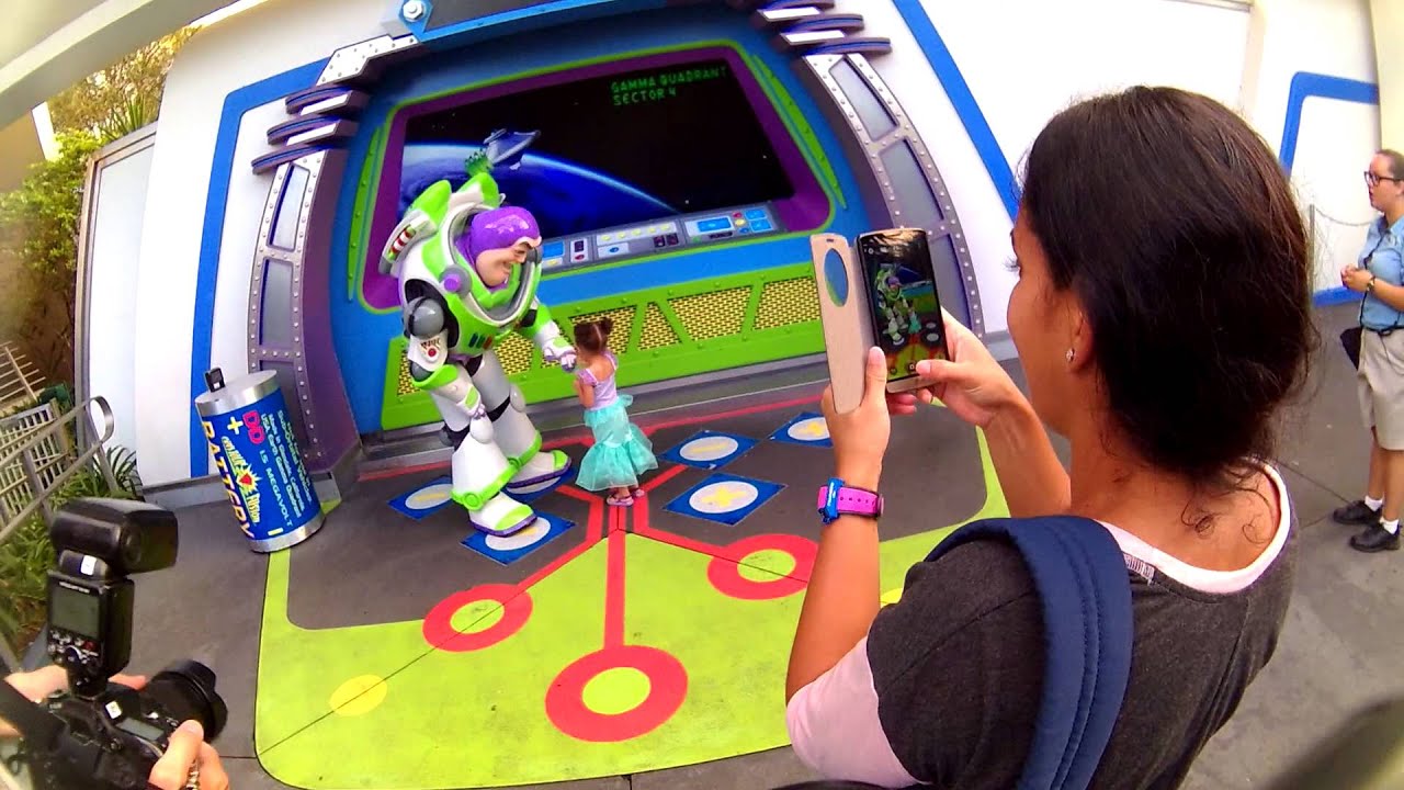 Meeting Buzz Lightyear - YouTube