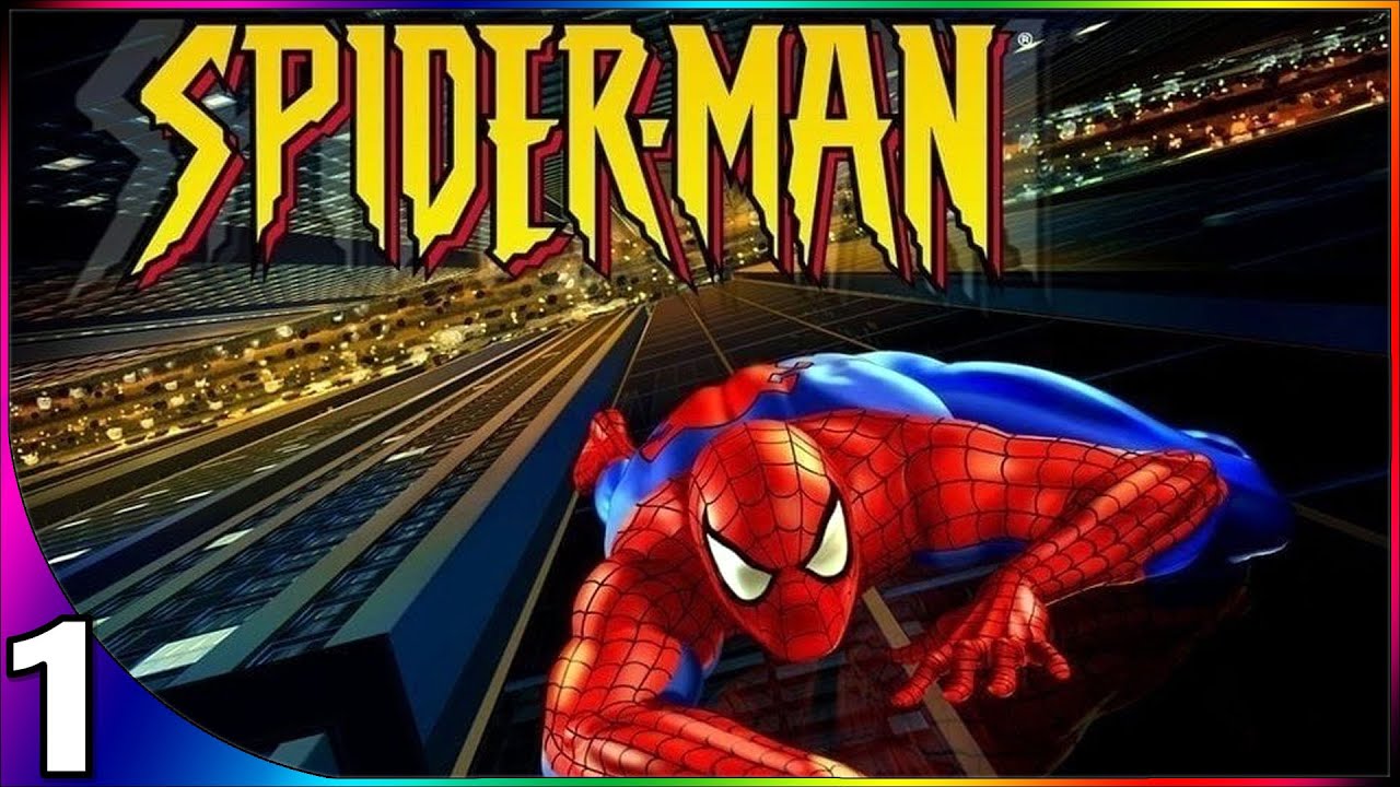SPIDER-MAN 1 PS1 Let's Play Part 1 Gameplay Walkthrough Playthrough ...