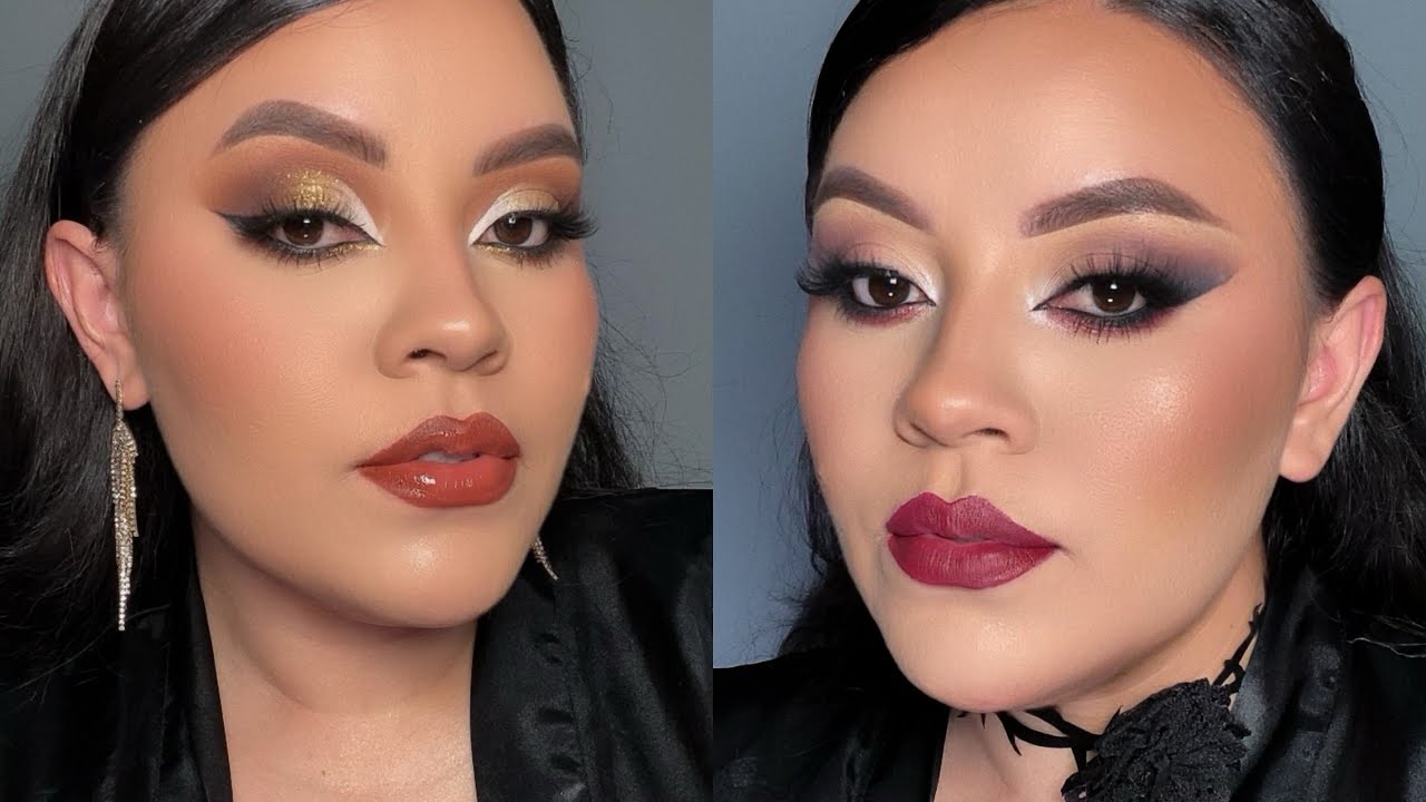 Maquillaje fácil para vestido negro //maquillaje sencillo - YouTube