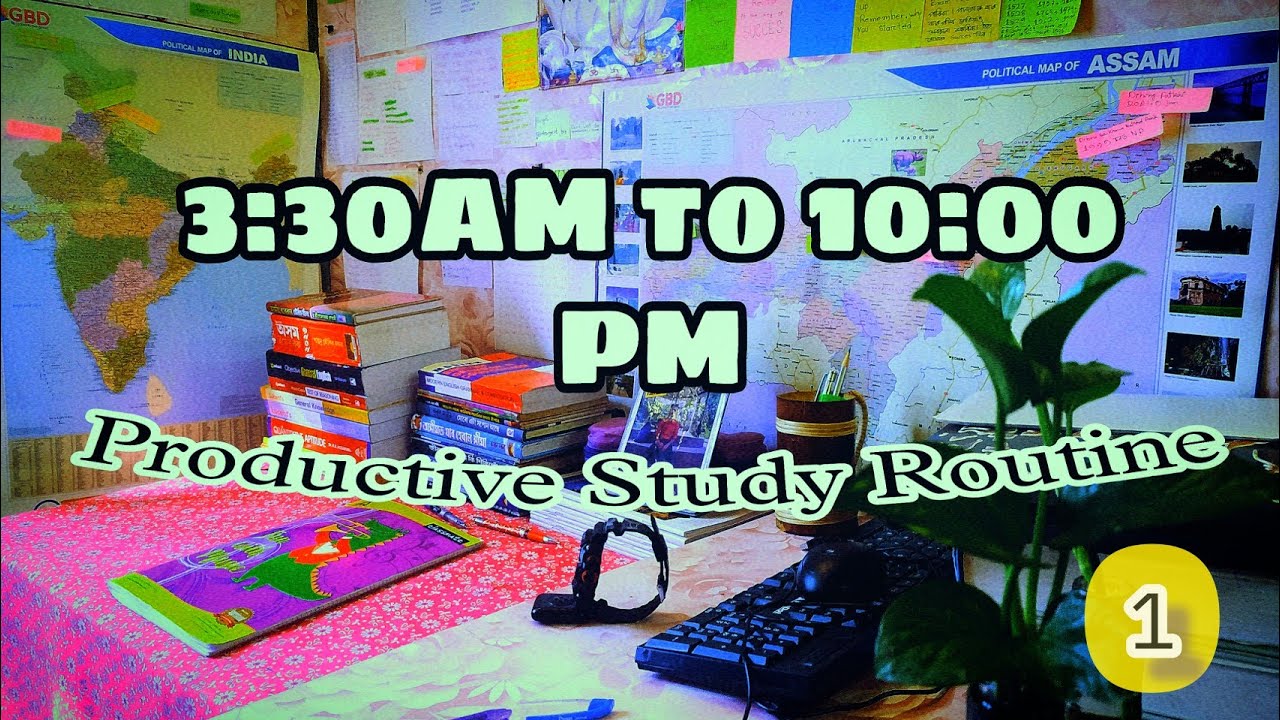 3:20 AM MORNING 🌞 STUDY ROUTINE|| Productive Study vlog ||Study ...