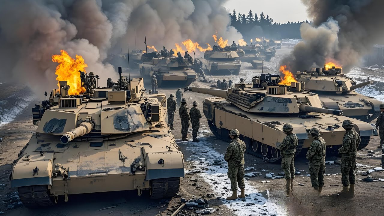 12 Minutes ago! Russian monster tank destroyer blows up NATO convoy of ...