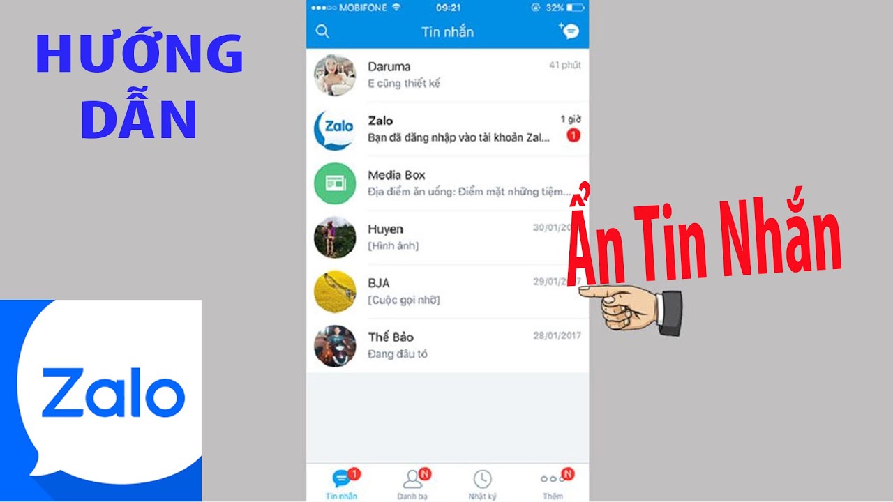 Cách ẩn tin nhắn Zalo để người khác không phát hiện - YouTube