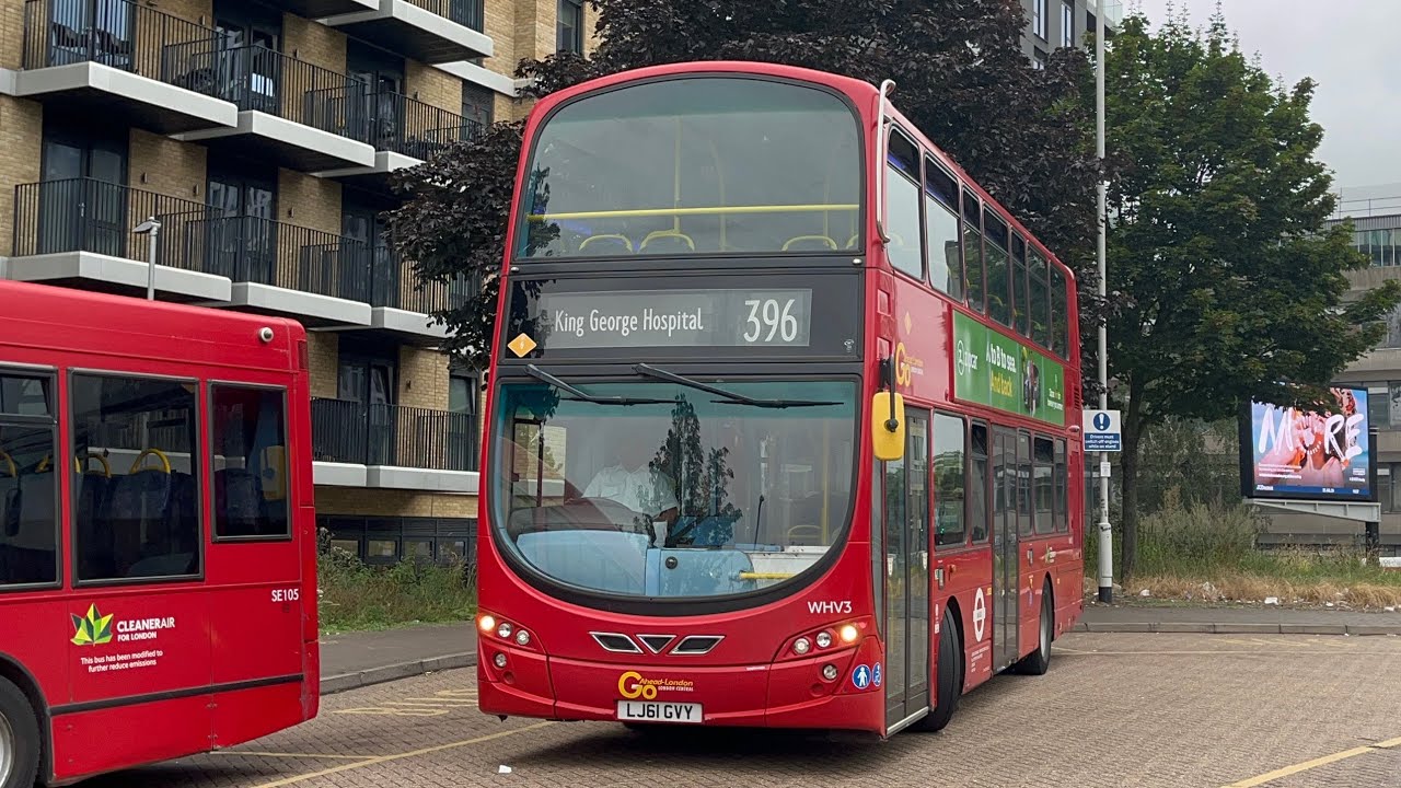 *EXTREMELY RARE* Journey on Go Ahead London Route 396 towards Gants ...