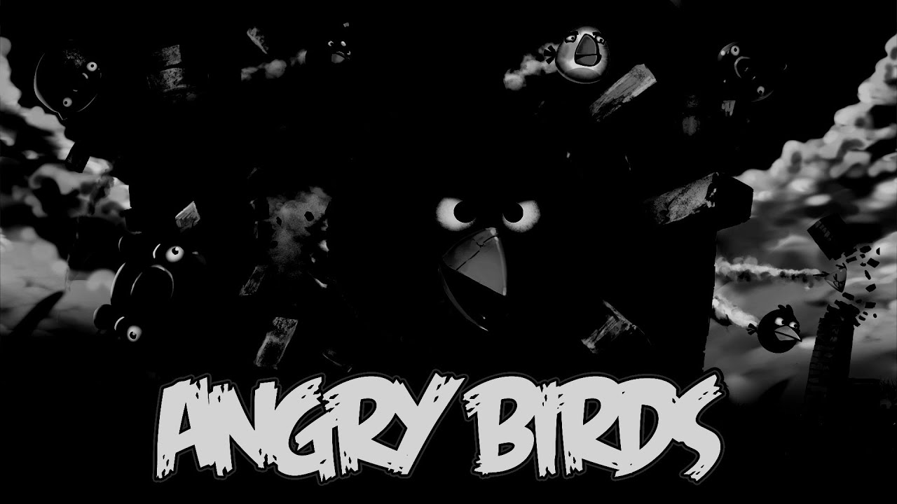Black Angry Birds Wallpaper