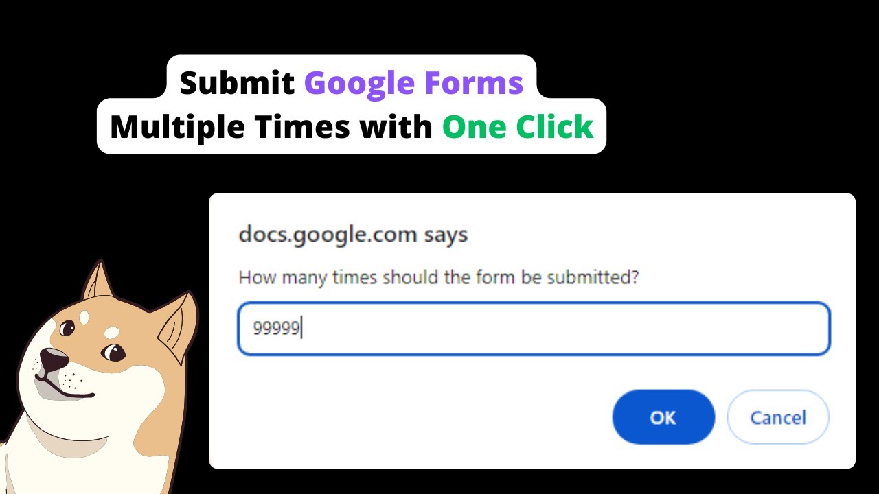 How to fill google form multiple times automatically with Borang Chrome ...