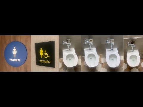 Mountain View #4 Hyatt Centric Women's Restroom Reshoot 2 - YouTube