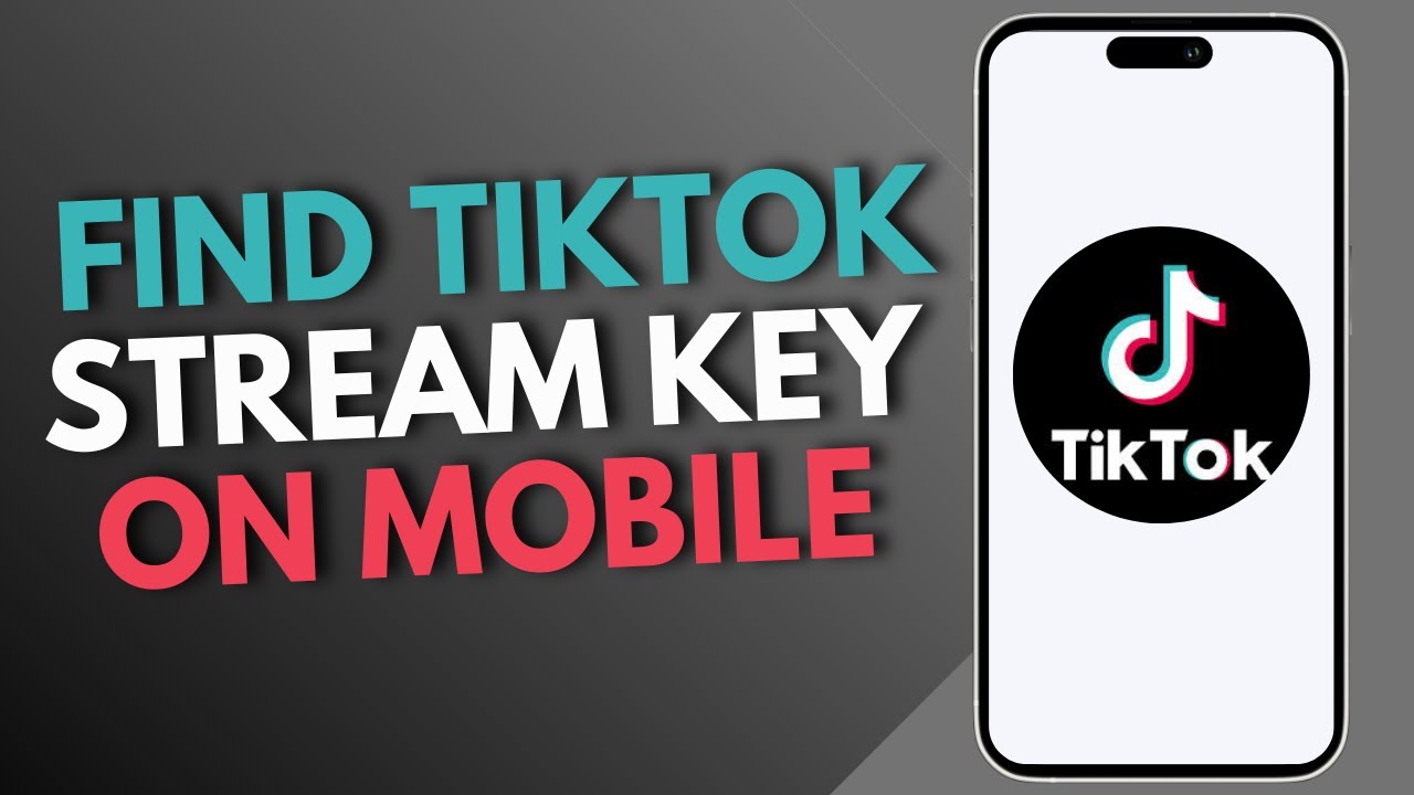How to Find TikTok Stream Key on Mobile - YouTube