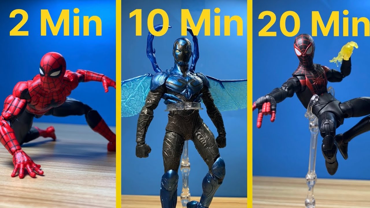 2 Min vs 10 Min vs 20 Min Stop Motion Speed Challenge - YouTube