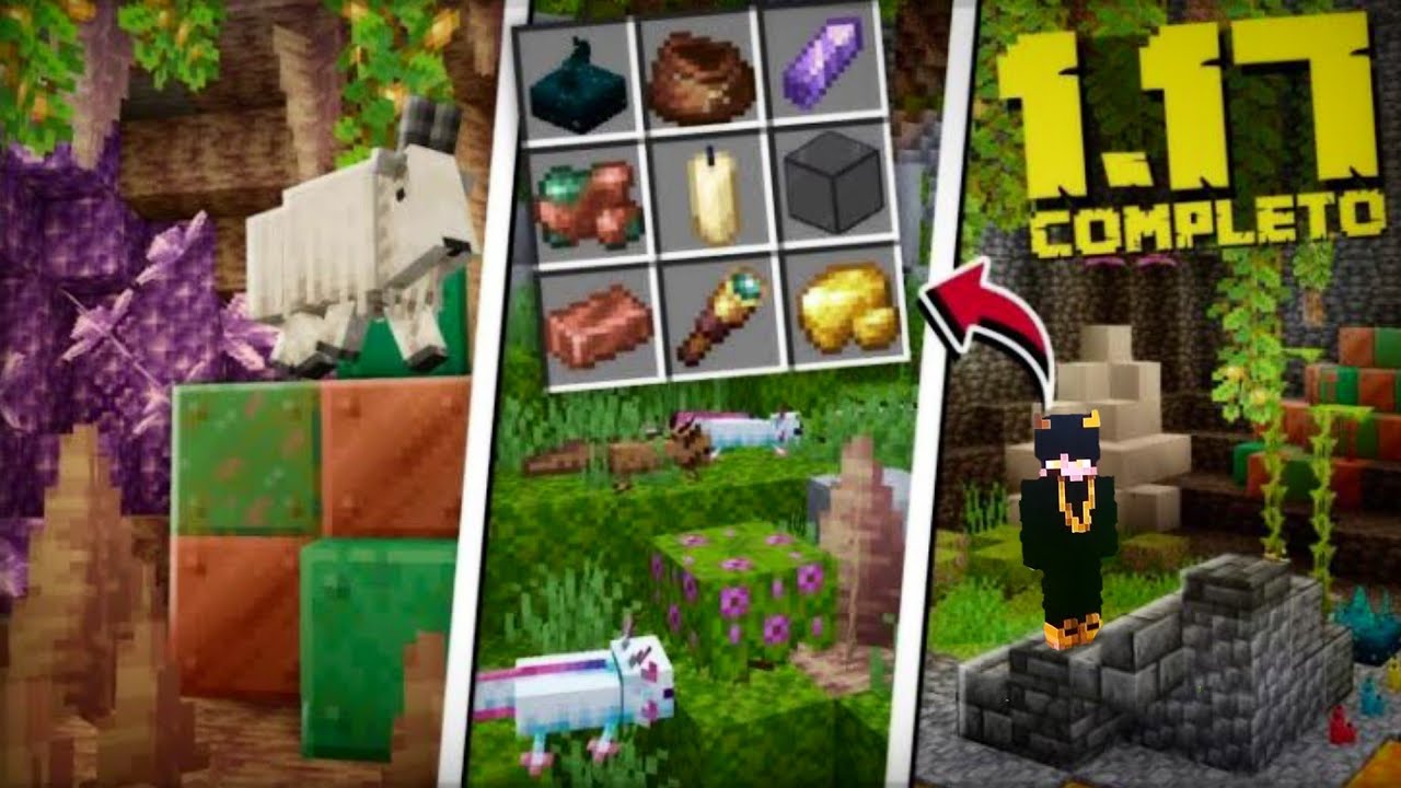 Minecraft 1.17 _Vejam esses minérios (Gold vs iron) - YouTube