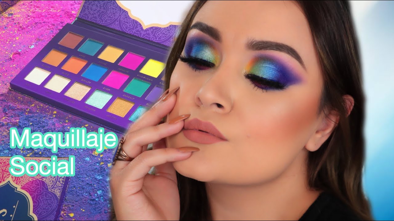 MAQUILLAJE SOCIAL CON COLOR TUTORIAL PASO A PASO | Monika Sanchez - YouTube