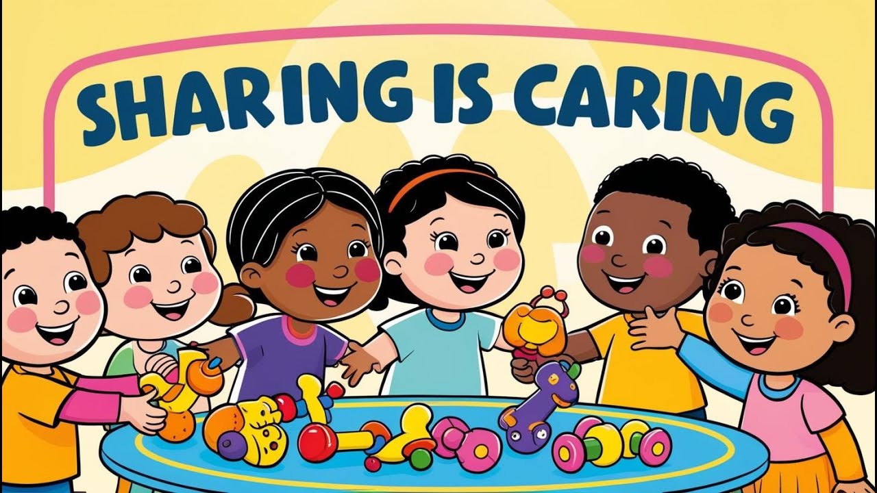 Sharing is Caring Song | Songs for Kids | With Lyrics - YouTube