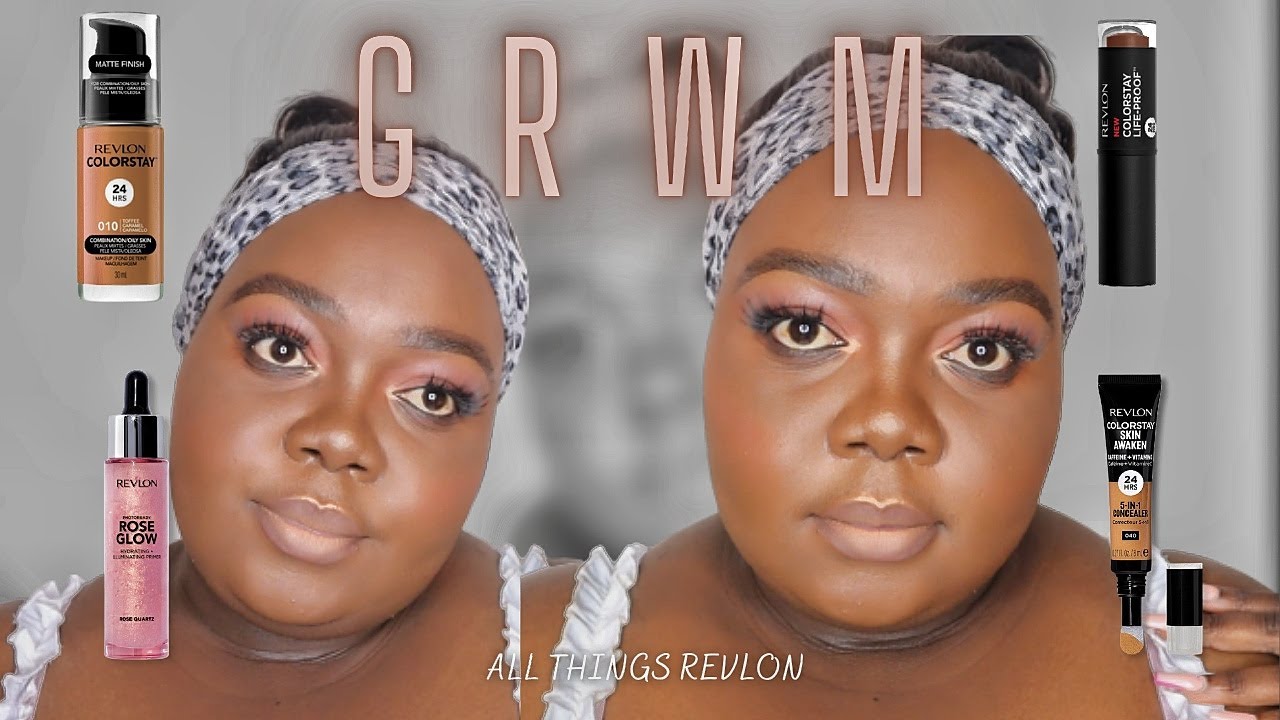 GRWM: Let's get into these Revlon products| Soft and Basic Glam | Chubby Deigh - YouTube