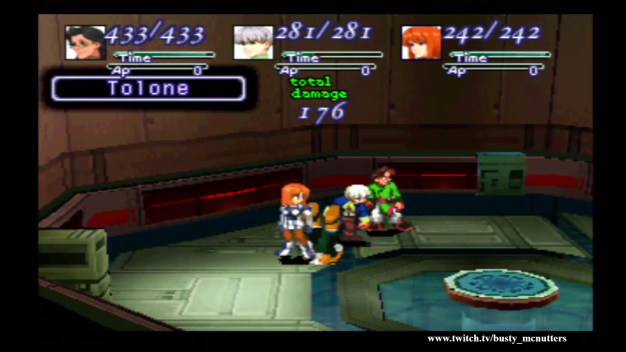 Xenogears: Boss Fight - Tolone and Seraphita (1st encounter) - YouTube