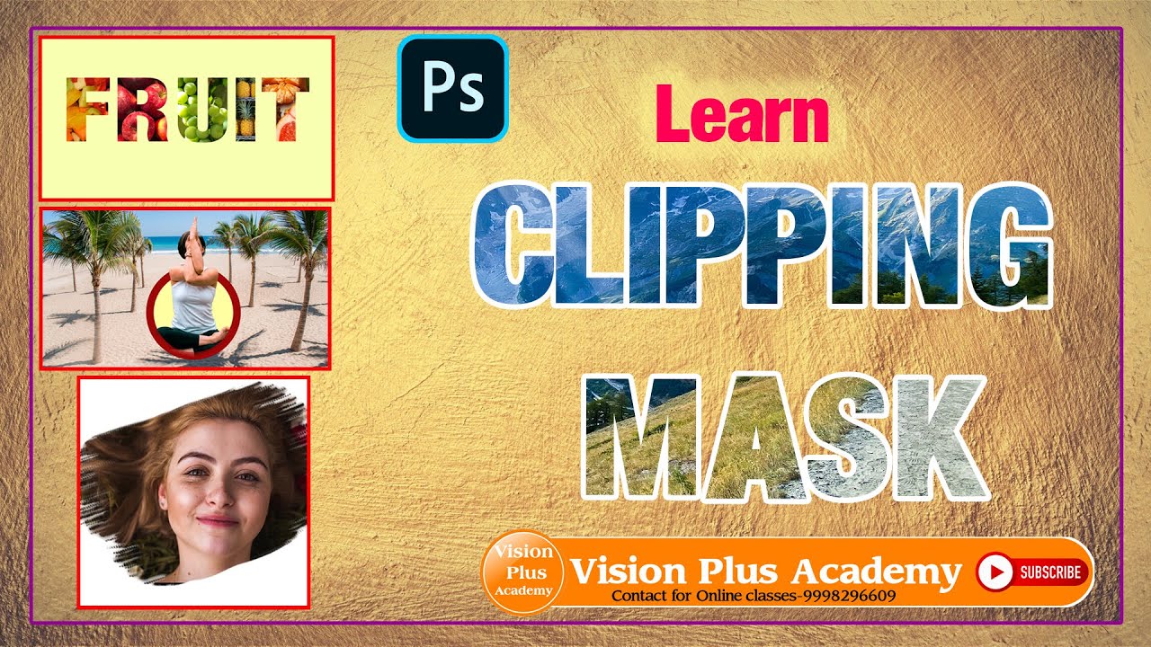 Clipping Mask, How to create Clipping Mask, Perfect use of clipping ...