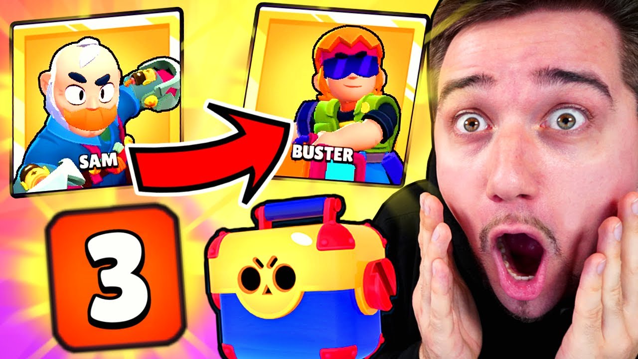 MEGA LUCKY OPENING! 😱 FREE BUSTER! | Brawl Stars - YouTube
