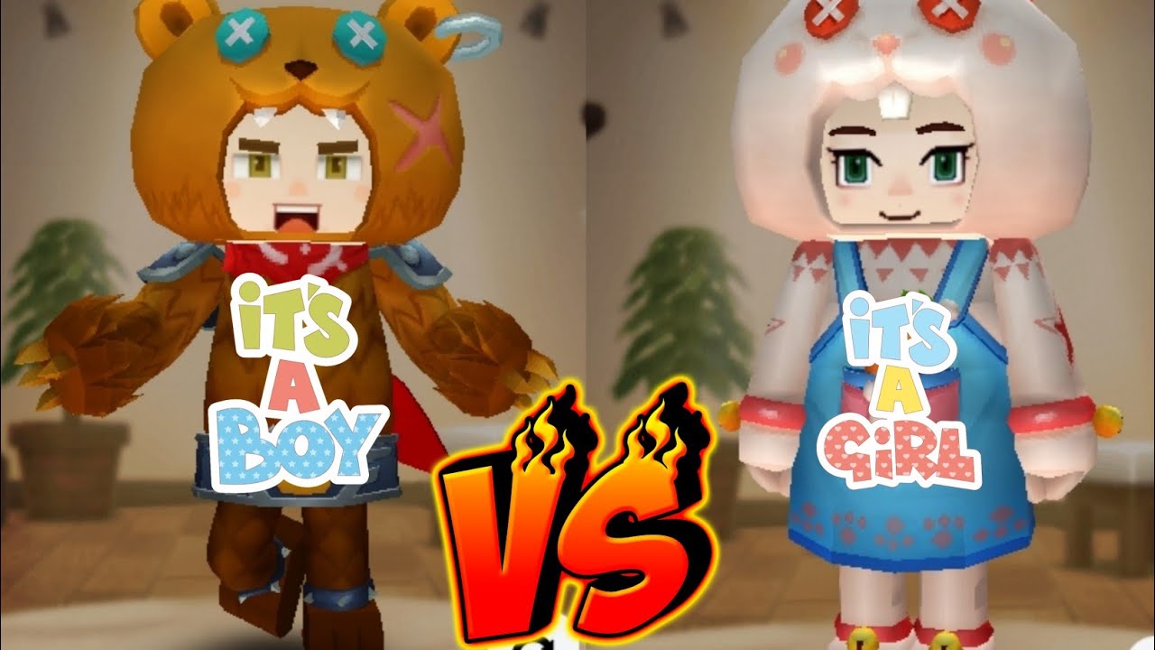 Blockman Go Boy Vs Blockman Go Girl | Part (2) - YouTube