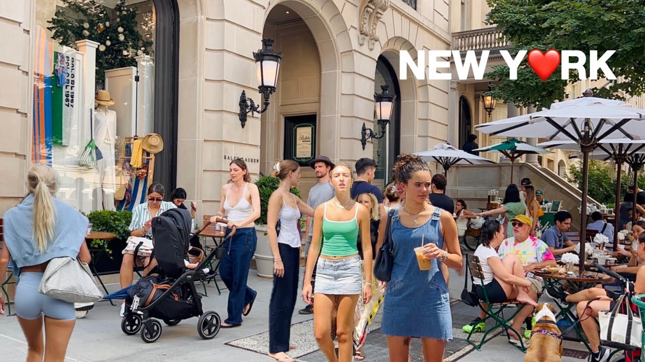 [4K]🇺🇸NYC Summer Walk🗽Beautiful Sunday Vibes in NYC 😎🌿Upper West Side ...