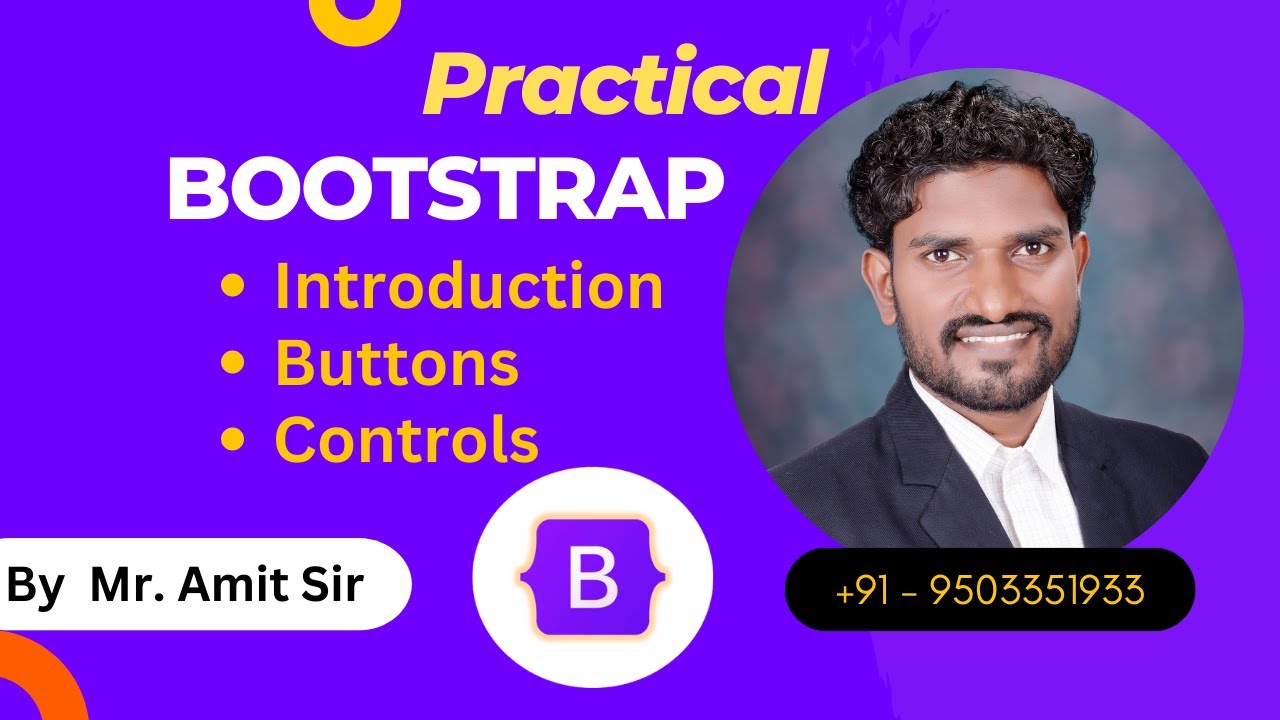 #1. Bootstrap Tutorial In Hindi |Bootstrap Intro |Bootstrap Button ...