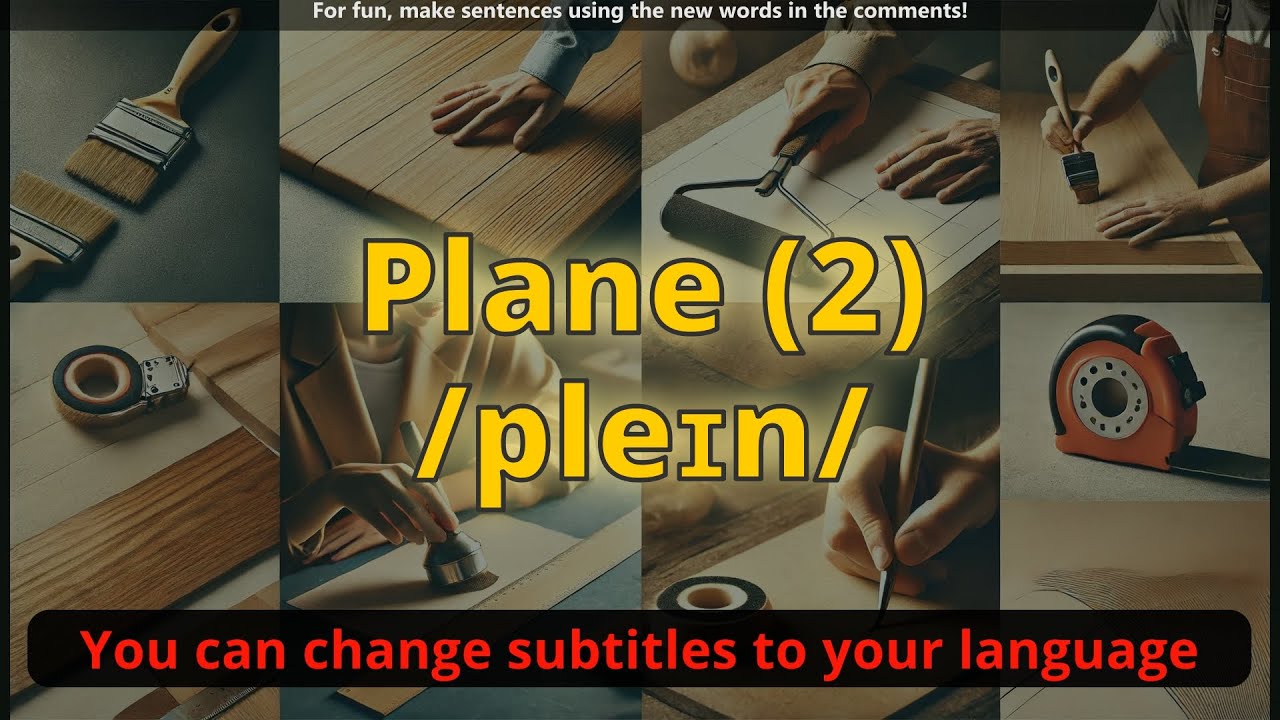 Plane meaning (2) with 5 examples - YouTube