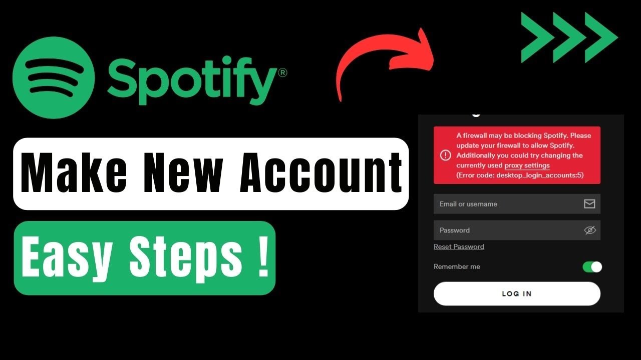 How To Make A New Spotify Account ! - YouTube