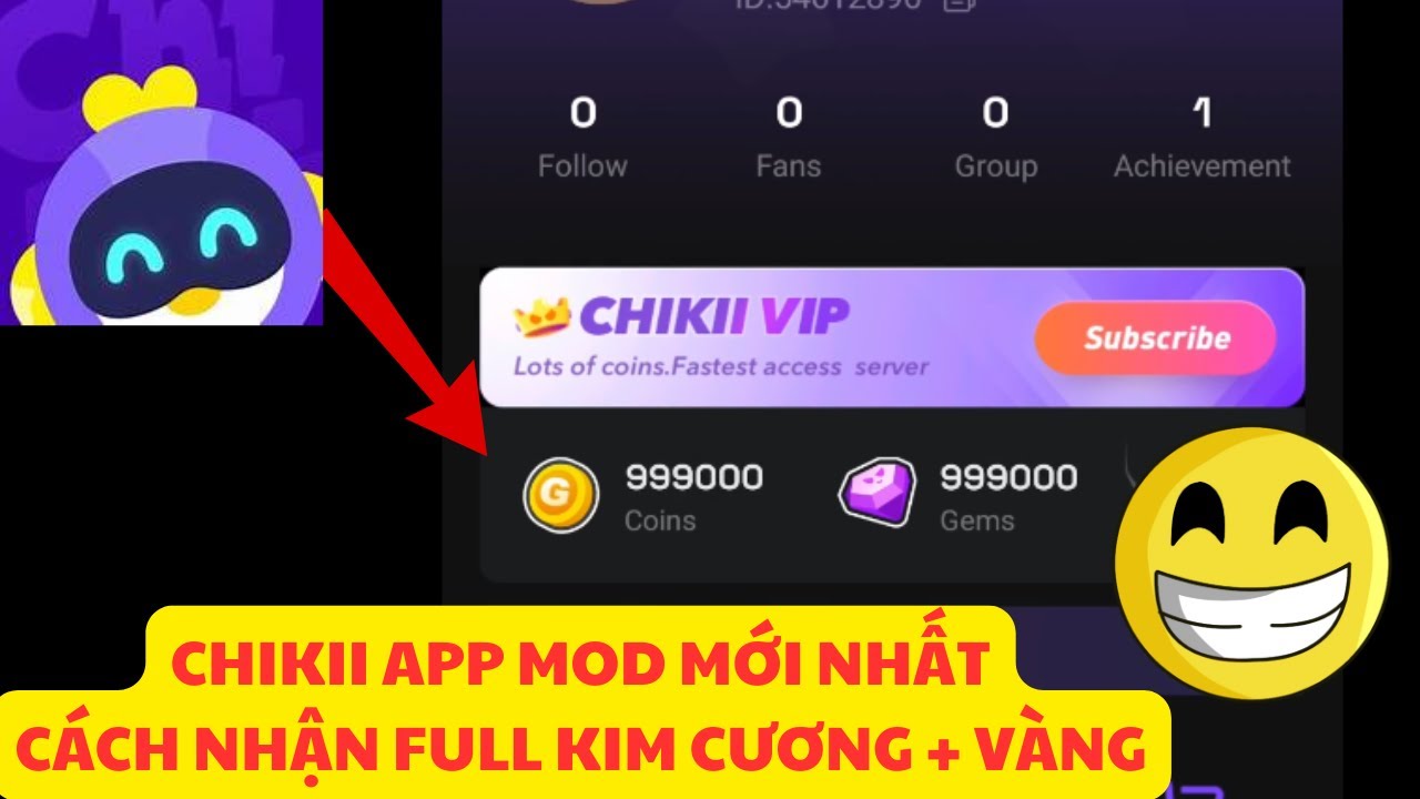 Chikii APP MOD - CÁCH NHẬN FULL KIM CƯƠNG + VÀNG TRÊN IOS/ANDROID # ...