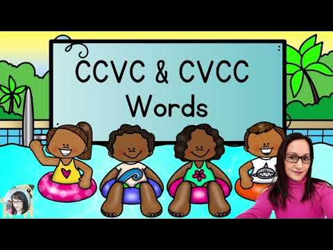 CCVC & CVCC Words, Summer Pool Party, Early Literacy Virtual School ...