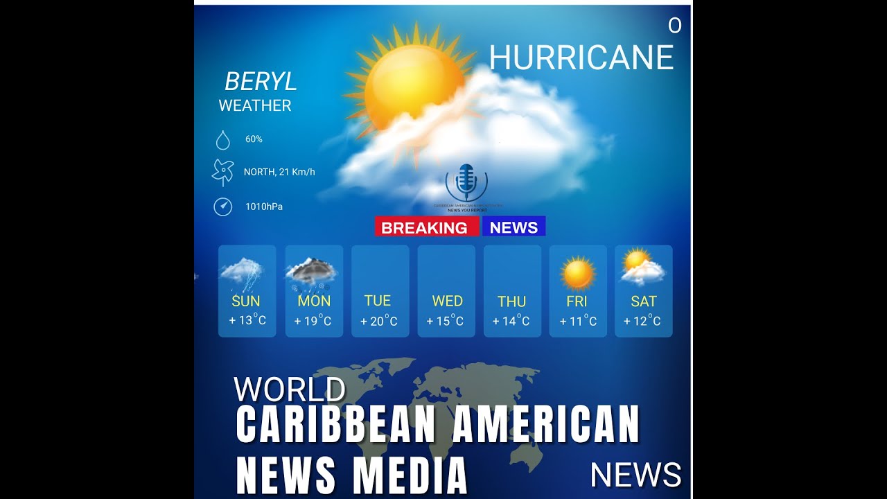 BERYL HURRICANE||LIVE #9 NEWS UPDATE ON CANM|| - YouTube