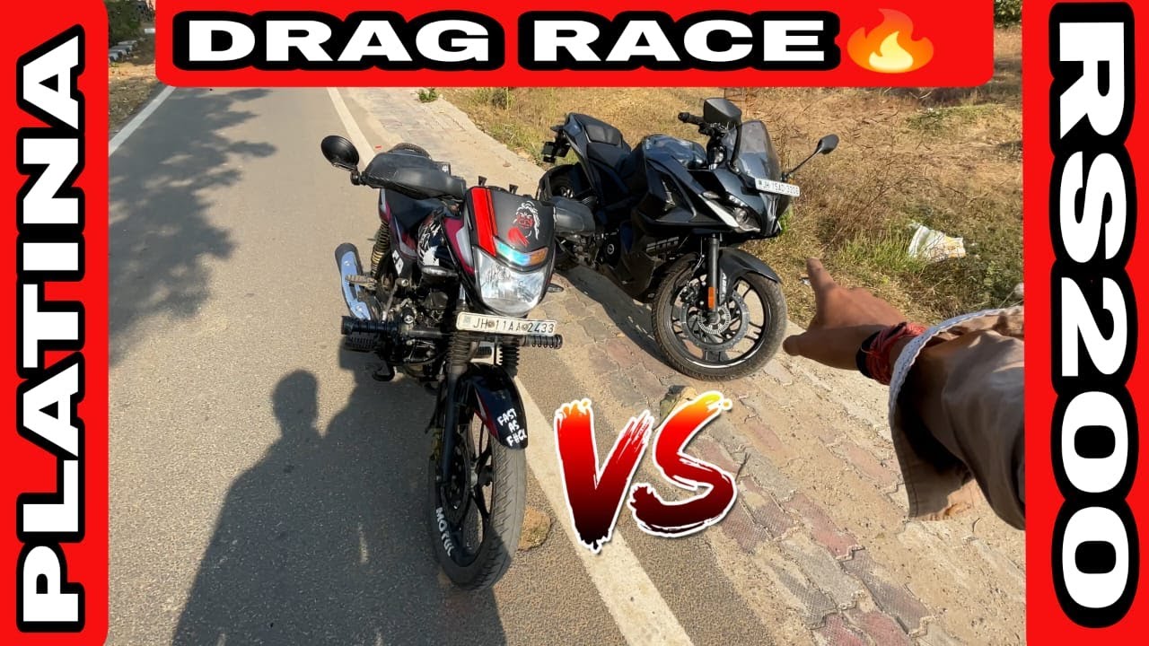 modified platina vs rs200😍 || FIRST ON YOUTUBE || 200cc vs 100cc #n160 ...